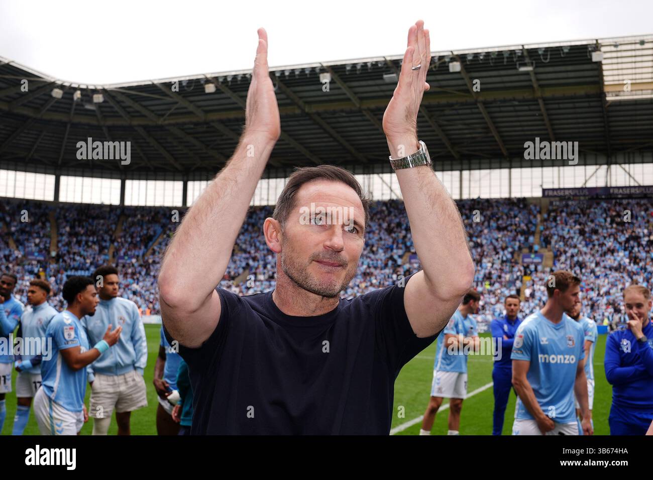Coventry City head coach Frank Lampard after the Sky Bet Championship ...