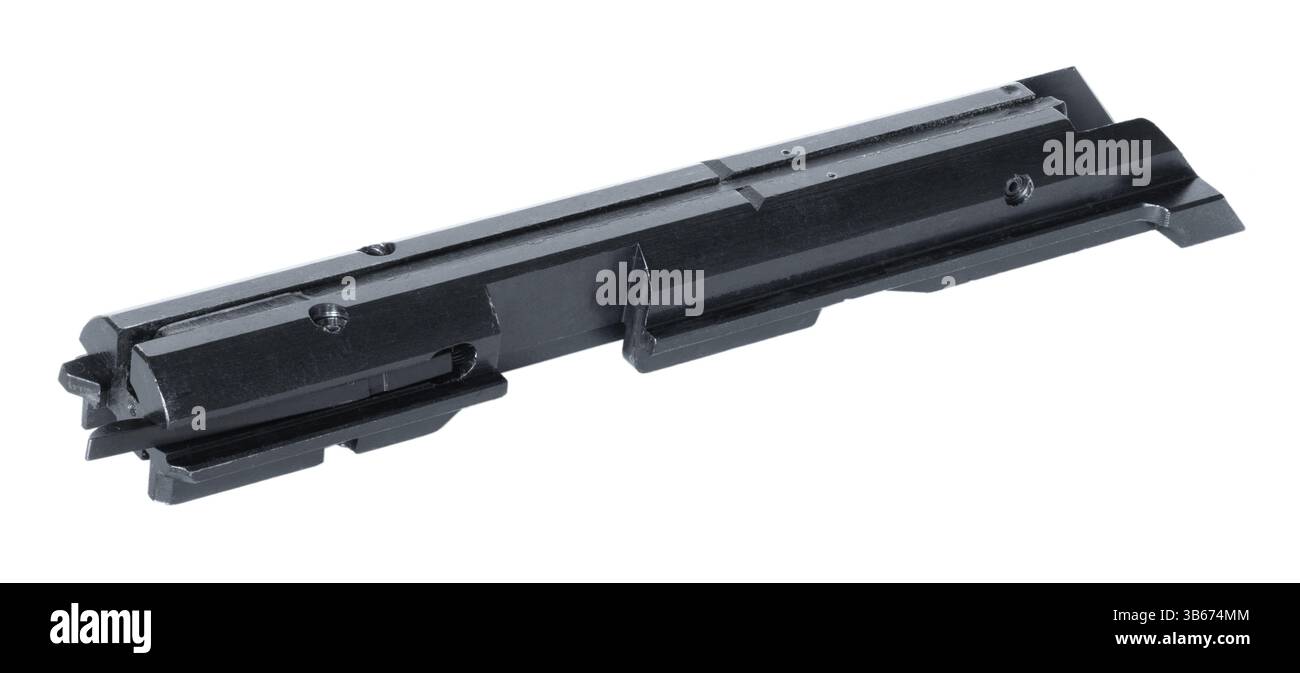 Angled views of a rimfire lever action bolts that is out of the firearm ...