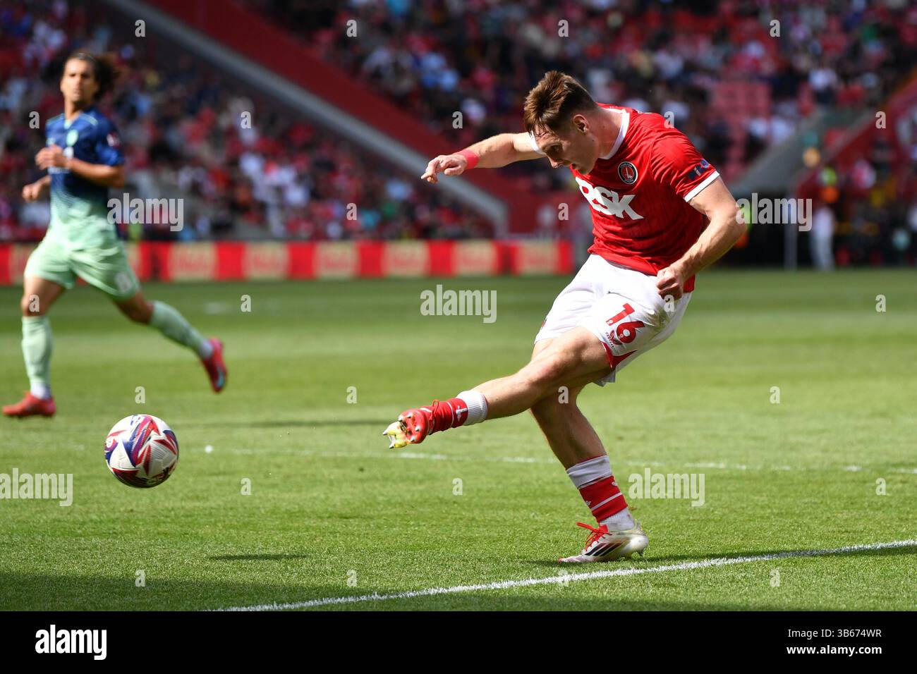 London, England. 3rd May 2025. Josh Edwards during the Sky Bet EFL ...
