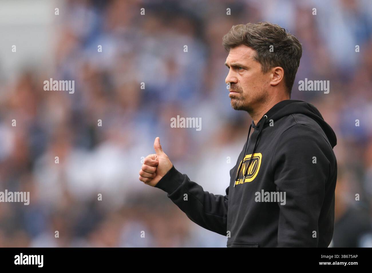 Bielefeld, Germany. 03rd May, 2025. Soccer: 3rd division, Arminia Bielefeld - Dynamo Dresden ...