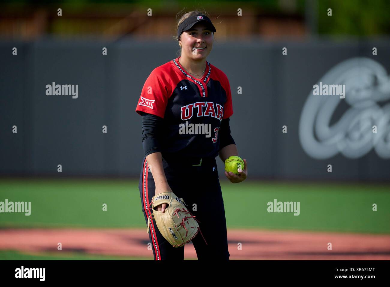 Utah Utes pitcher Hailey Maestretti (30) during practice before an NCAA ...