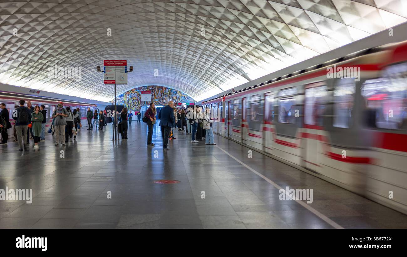 Tbilisi Metro rapid transit system, operated by the Tbilisi Transport ...