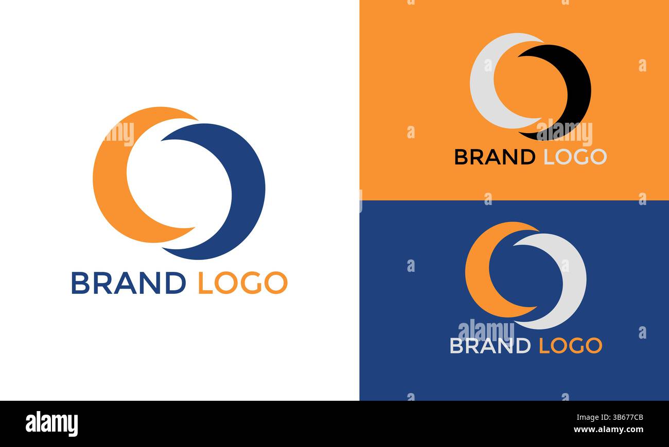 Professional Brand identity logo design Stock Vector Image & Art - Alamy