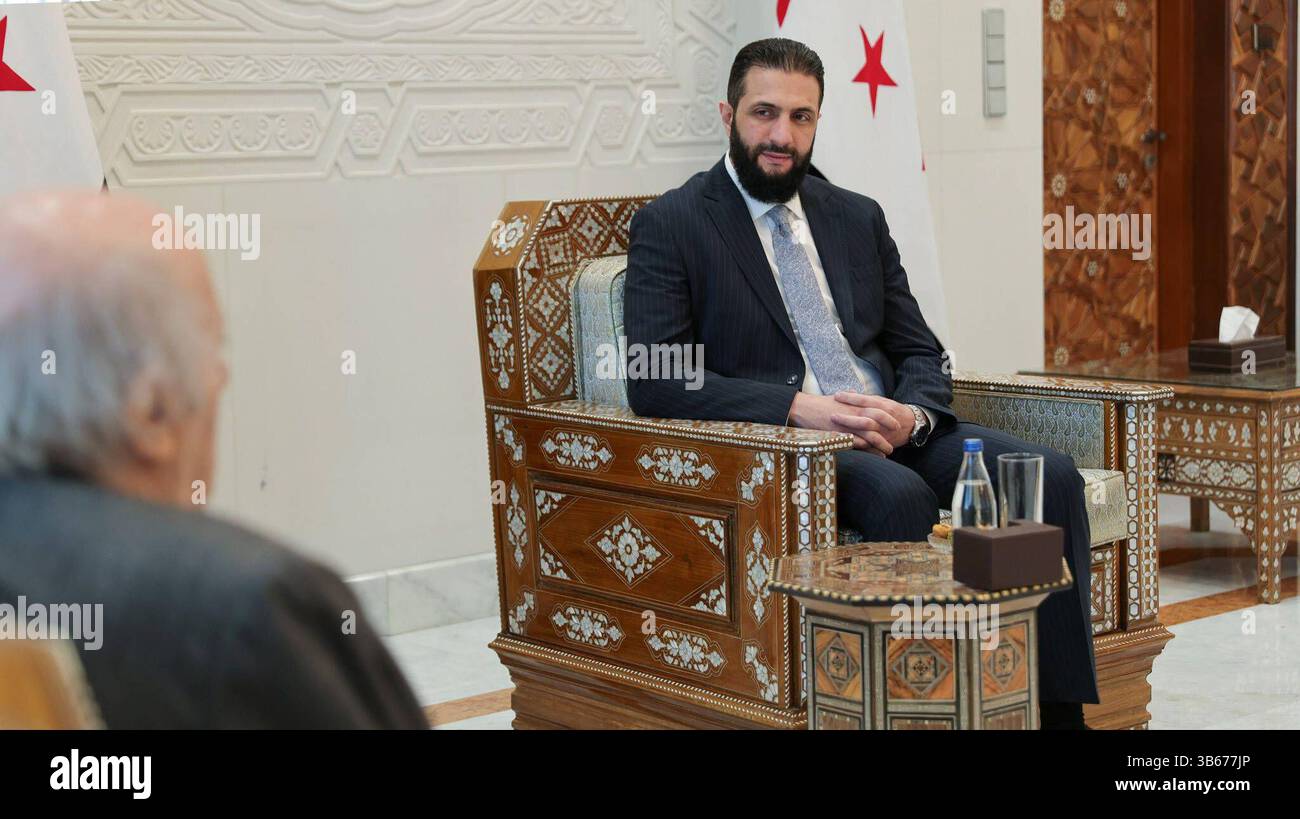 Syrian President Ahmad al-Shara meets with former Progressive Socialist ...