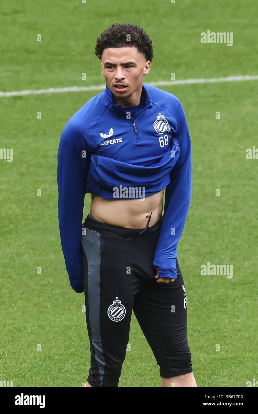 Brugge, Belgium. 03rd May, 2025. Club's Chemsdine Talbi pictured during ...