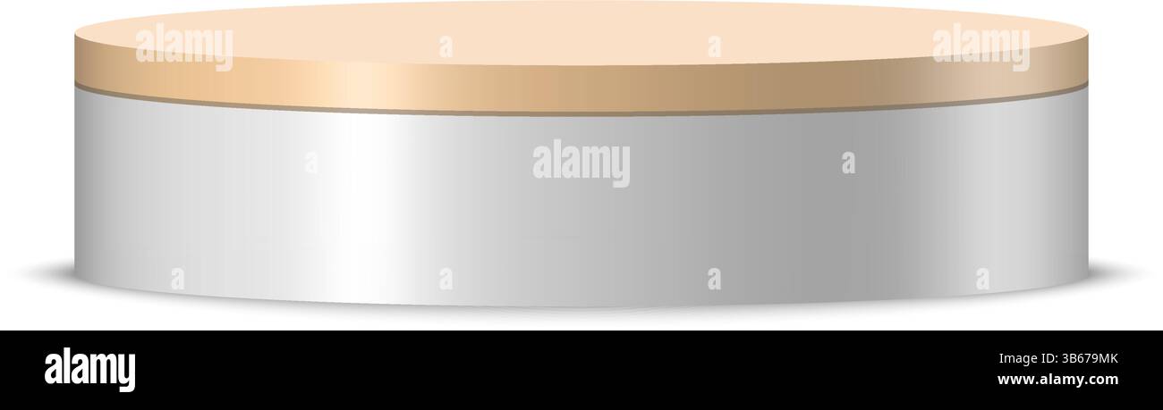 round podium isolated. winner platform or product display. Vector ...