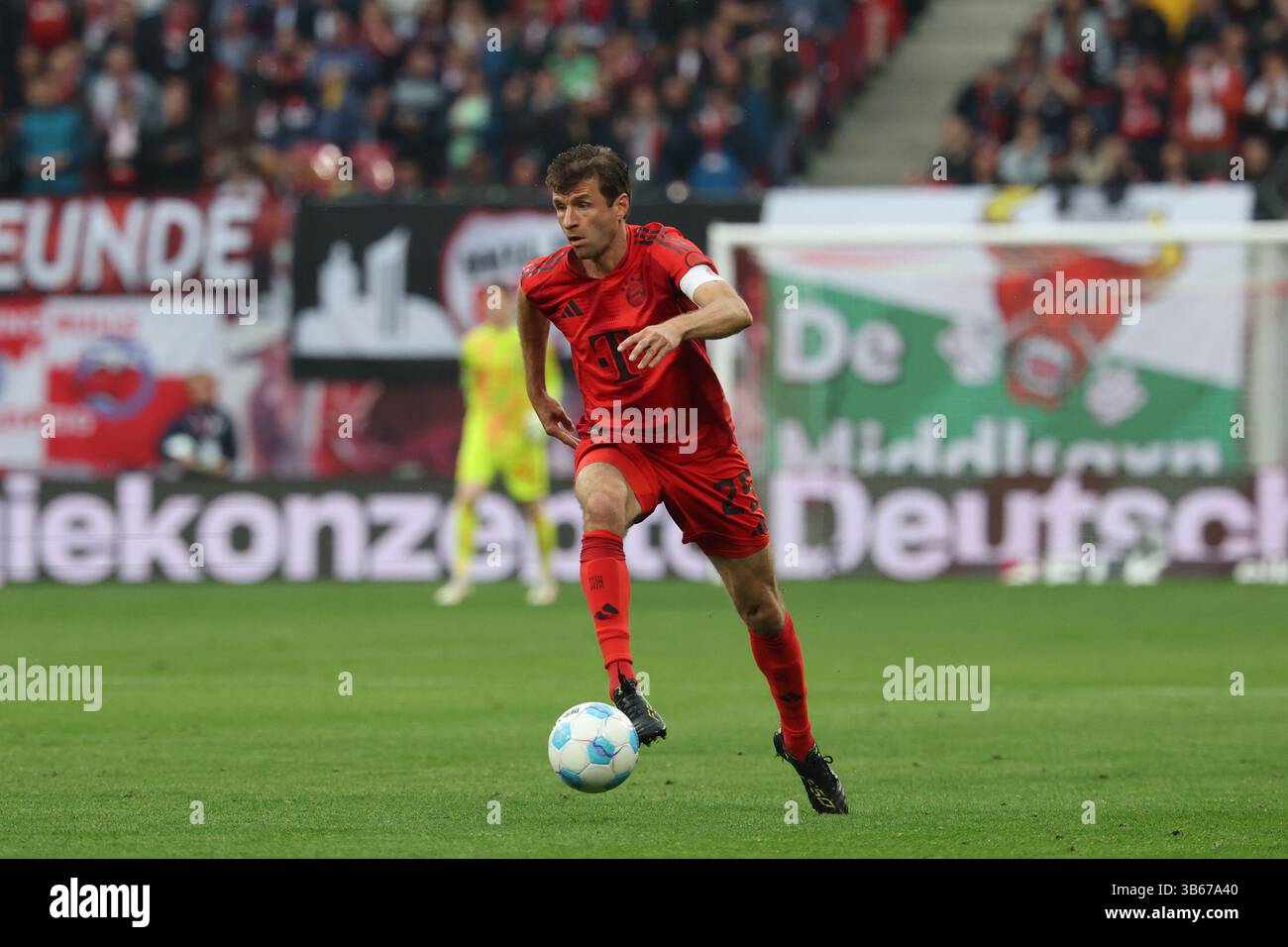 Bayern Munich's Thomas Muller during the Bundeliga match at the Red ...