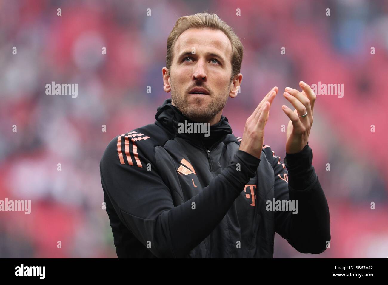 Bayern Munich's Harry Kane after the Bundeliga match at the Red Bull ...