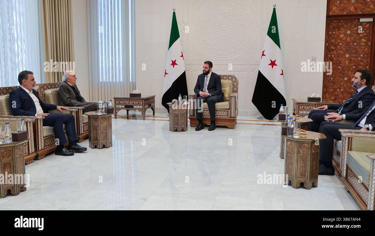 Syrian President Ahmad al-Shara meets with former Progressive Socialist ...