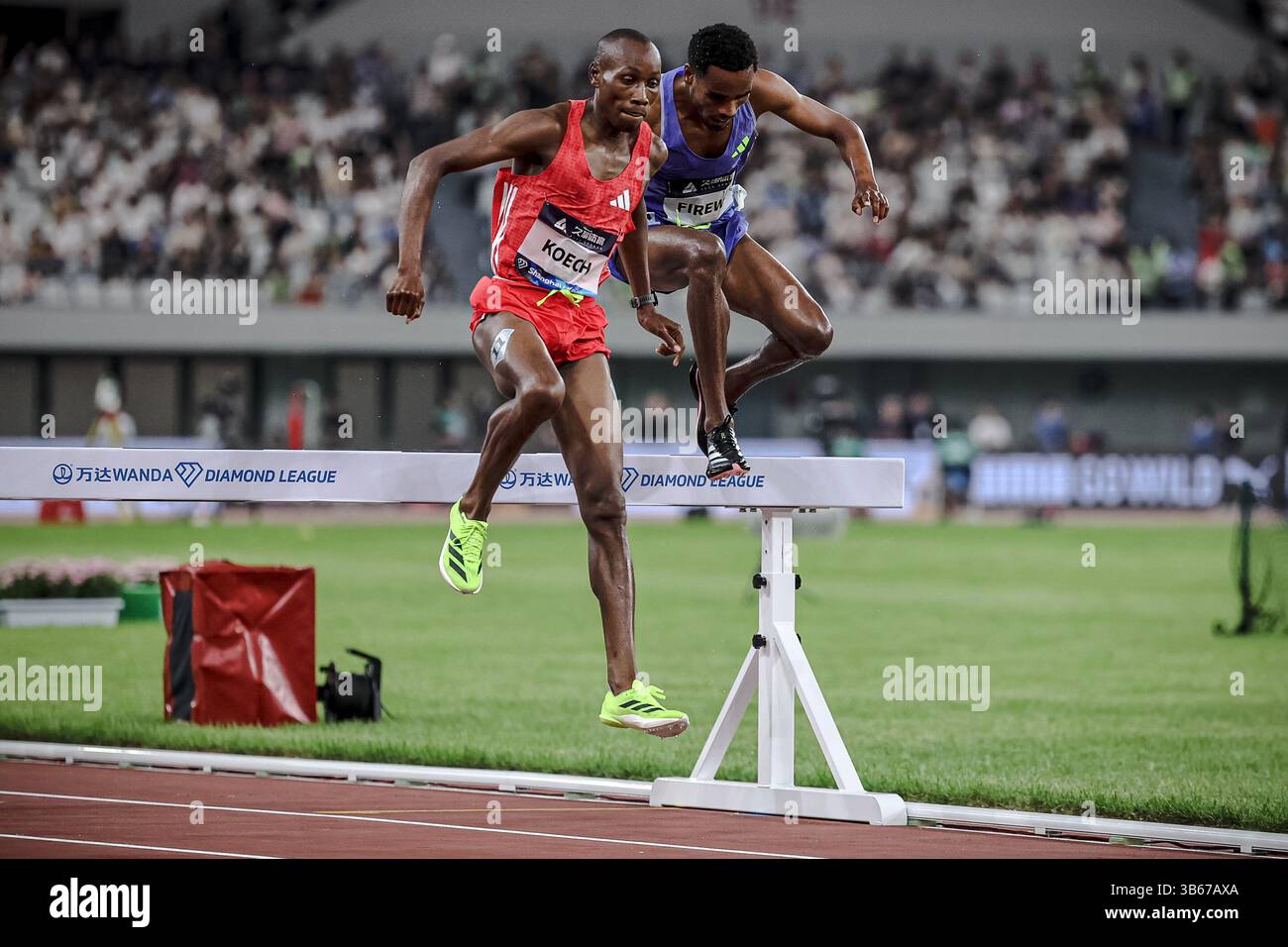 Shaoxing, China's Zhejiang Province. 3rd May, 2025. Simon Kiprop Koech ...