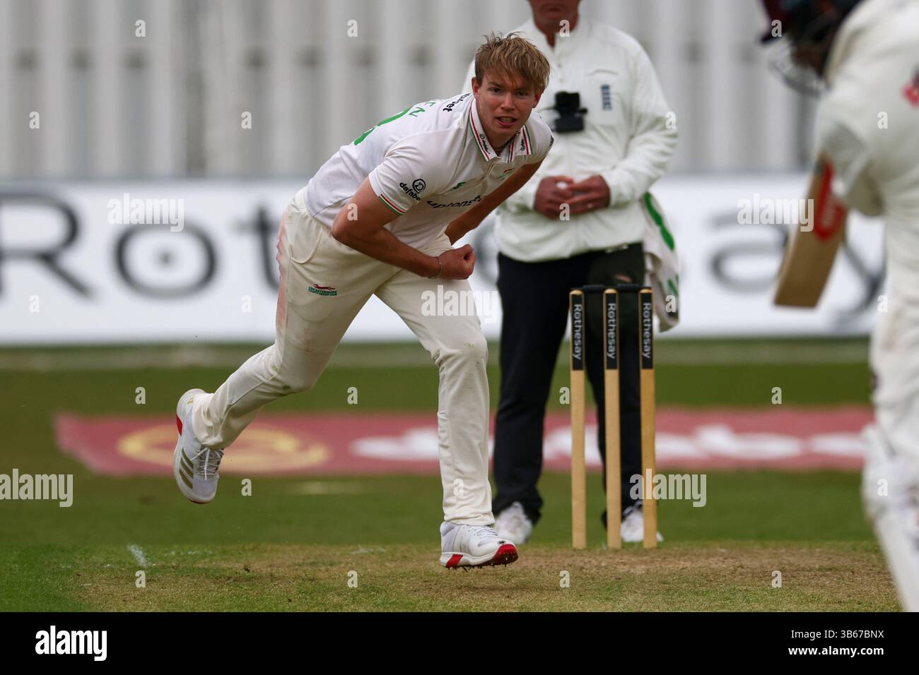 Leicester, United Kingdom, 03, May, 2025, Leicestershire's Tom Scriven ...