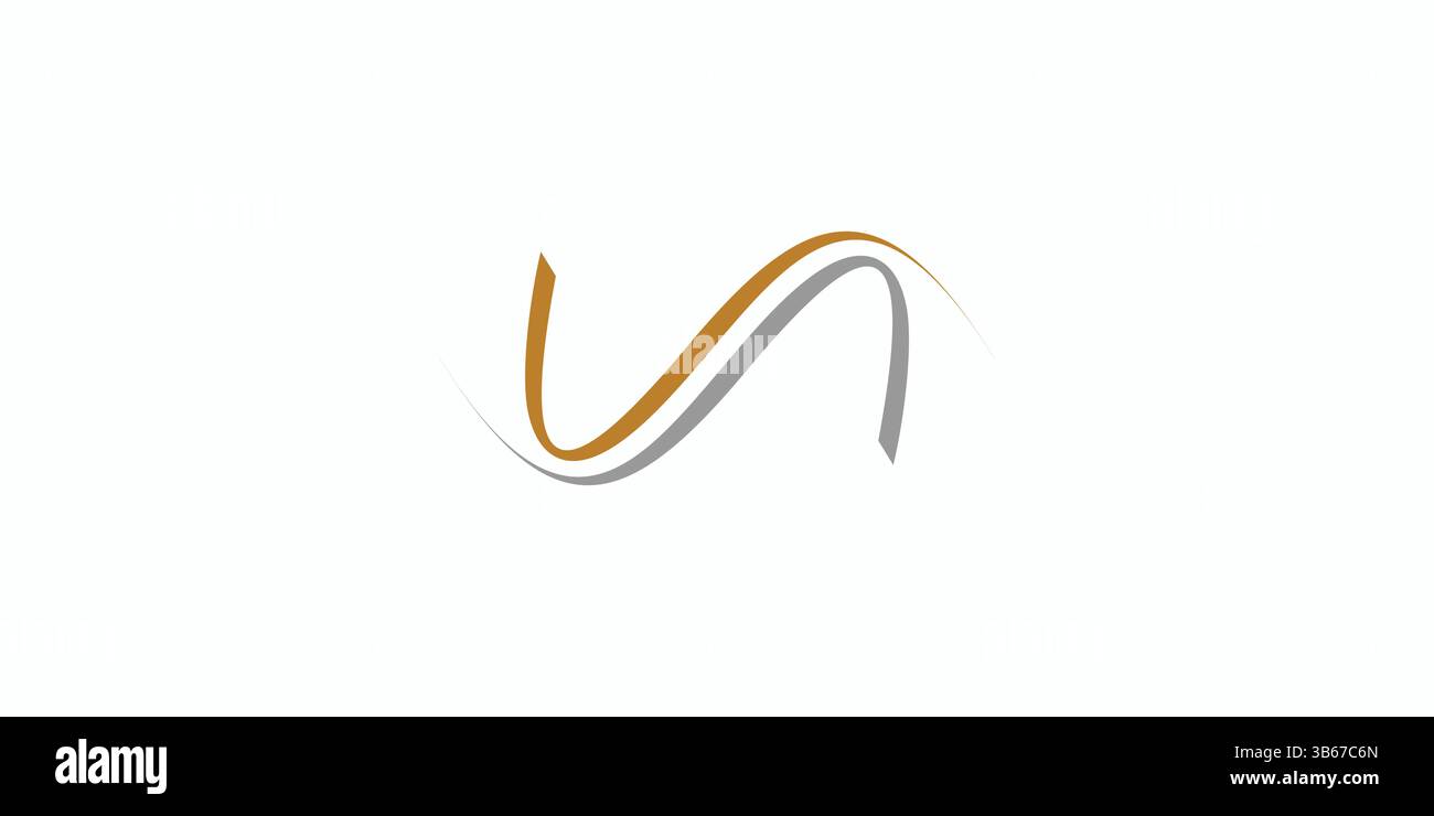 Modern and luxury letter N initials logo design Stock Vector Image & Art - Alamy