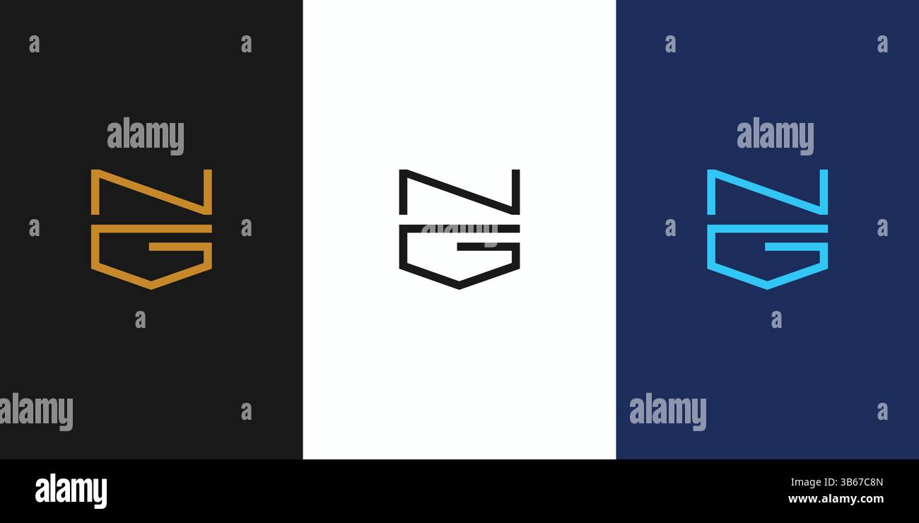 Sophisticated and modern NG logo design Stock Vector Image & Art - Alamy