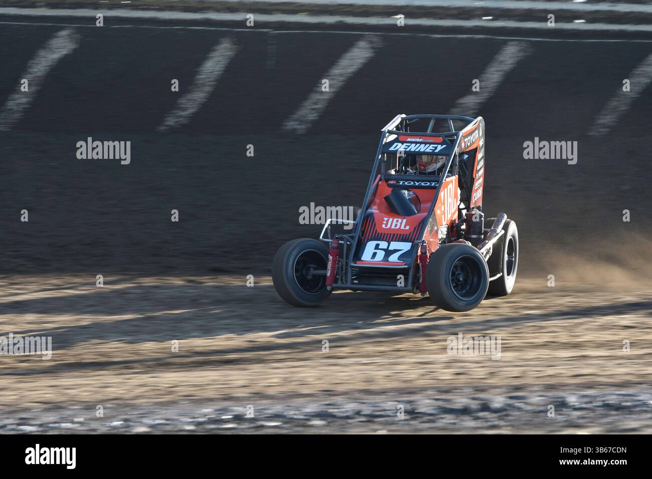 KOKOMO, IN - APRIL 27: Jacob Denney (67) Keith Kunz/Curb-Agajanian ...