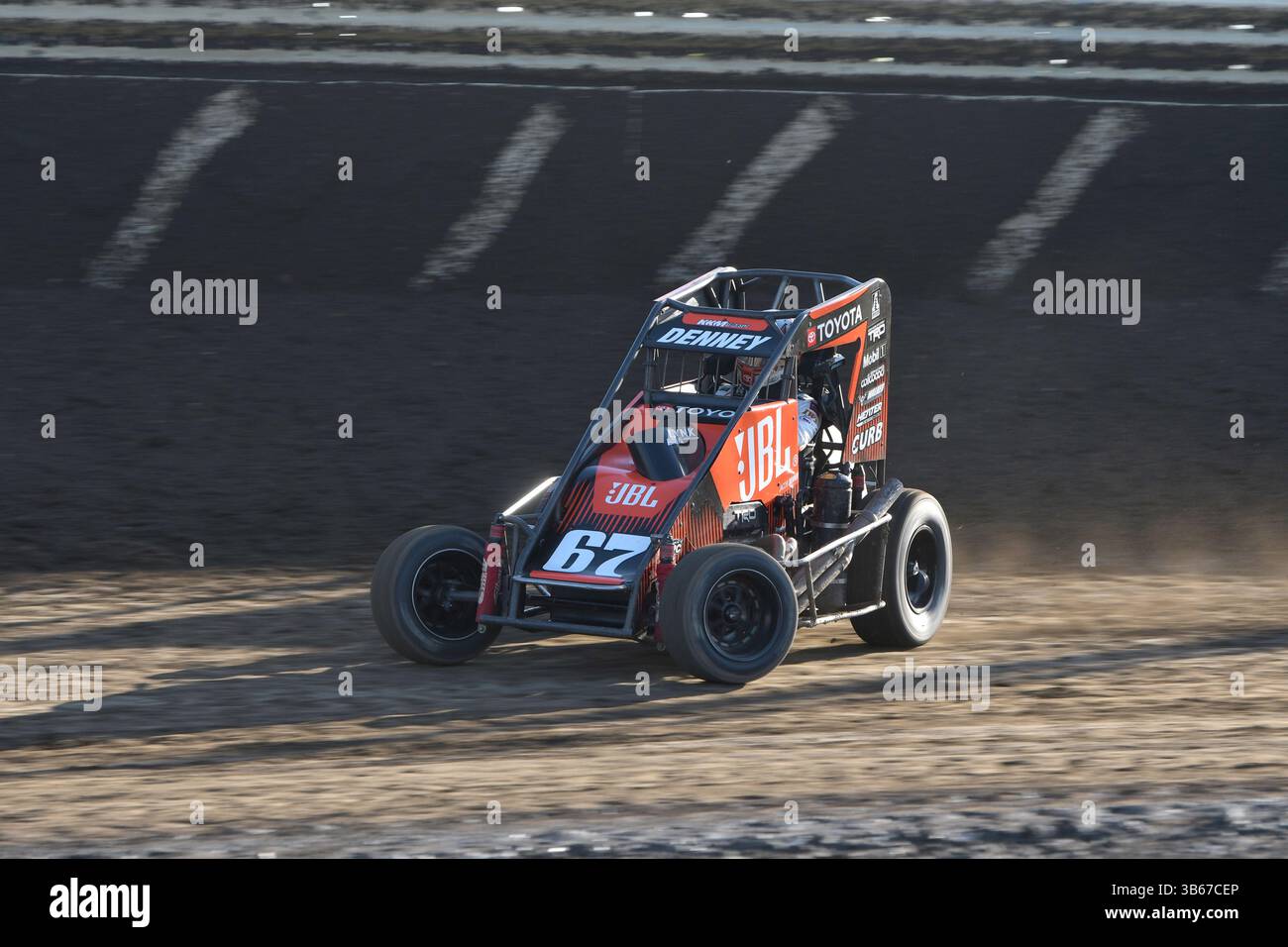 KOKOMO, IN - APRIL 27: Jacob Denney (67) Keith Kunz/Curb-Agajanian ...