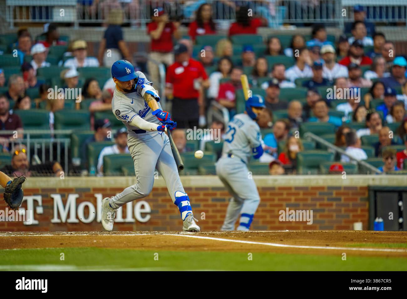 Cumberland, Ga, USA. 2nd May, 2025. Los Angeles Dodgers outfielder ANDY ...