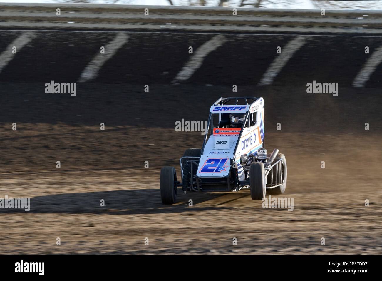 KOKOMO, IN - APRIL 27: Karter Sarff (21K) Sarff Racing TRD Toyota makes ...