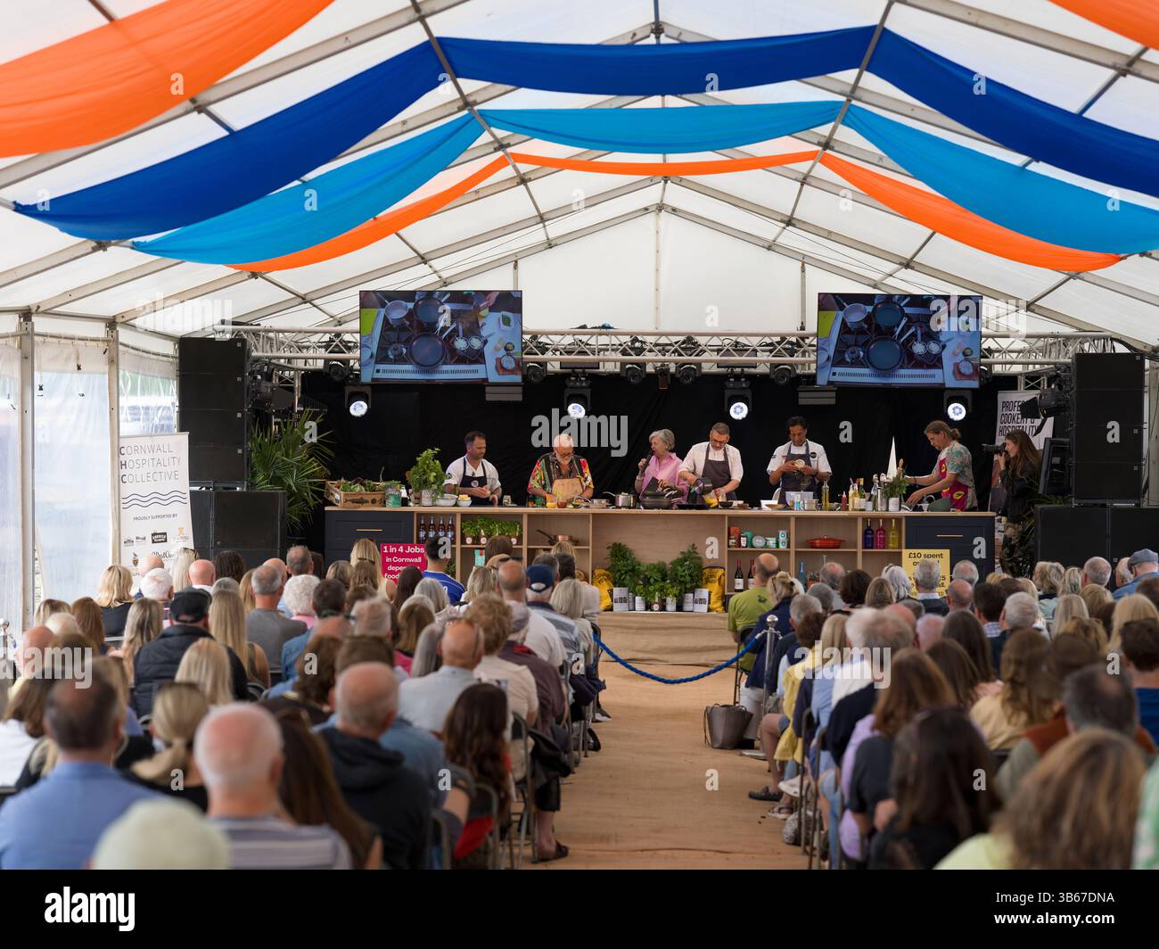 PORTHLEVEN FOOD FESTIVAL JUDE KEREAMA ANTONY WORRAL THOMPSON PORTHLEVEN ...