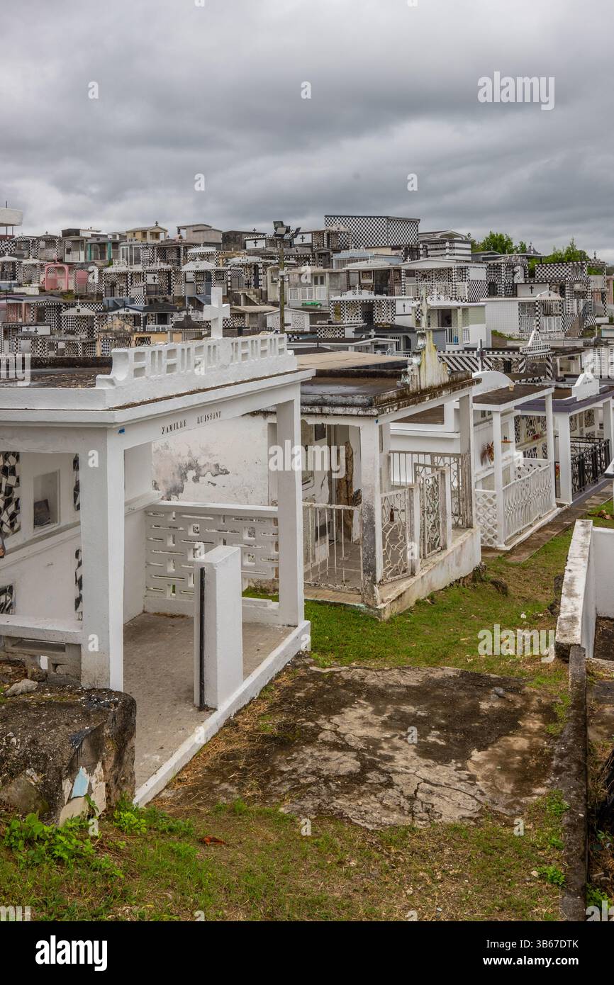 Famous cemetery, with numerous mausoleums and crypts, decorated with ...