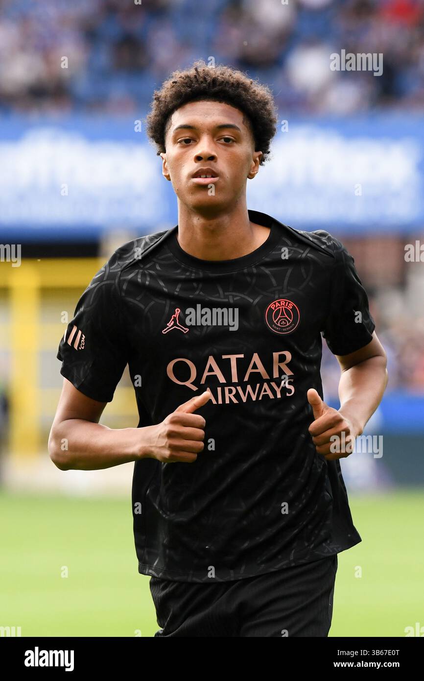 34 Noham KAMARA (psg) during the Ligue 1 McDonald's match between ...