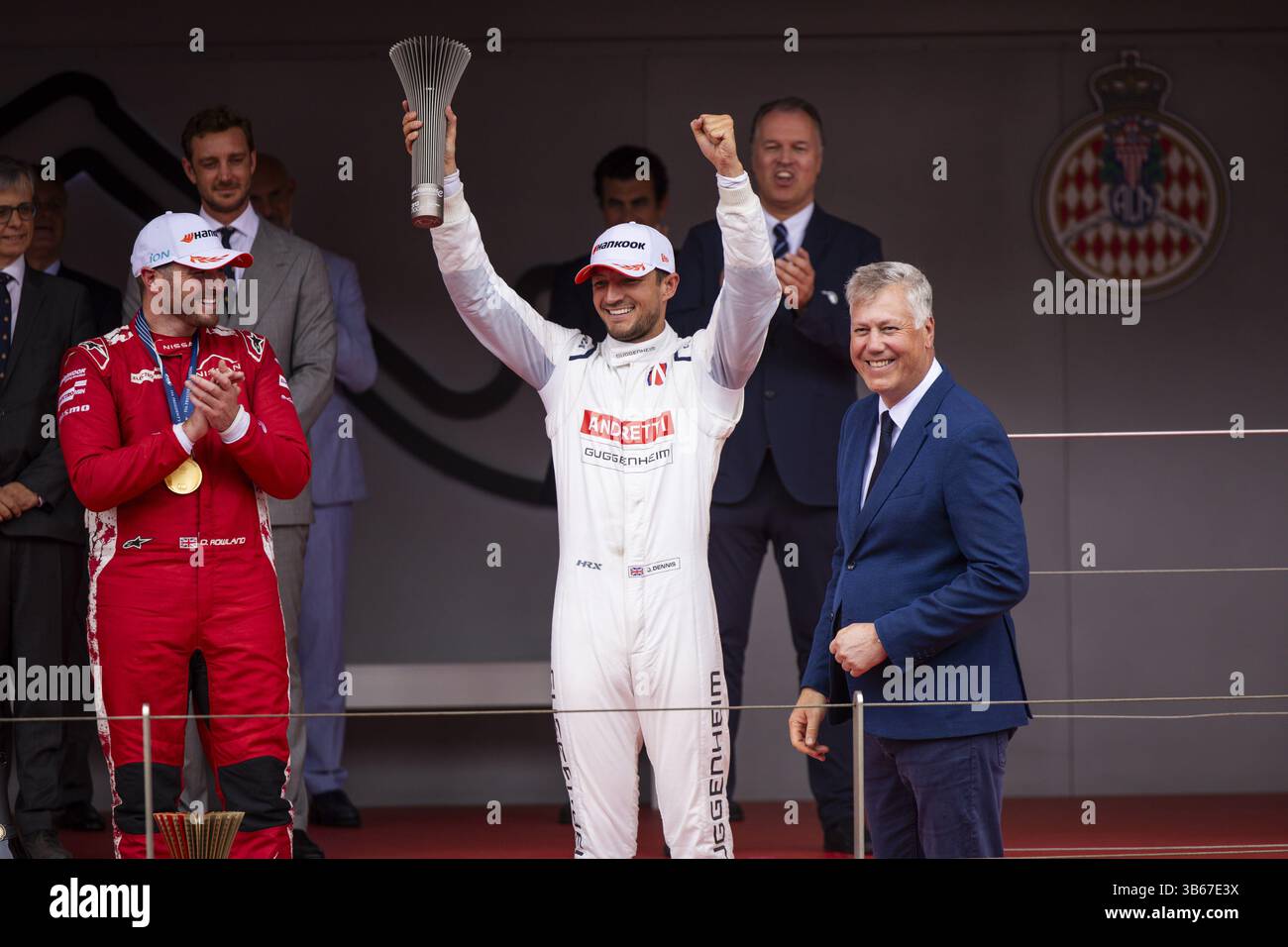 Podium, DENNIS Jake (gbr), Andretti Formula E, Porsche 99X Electric ...