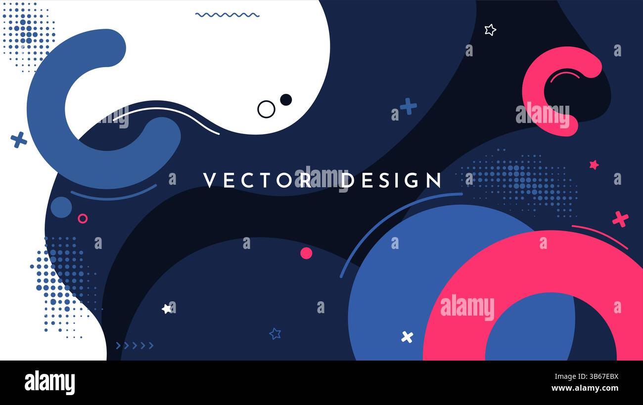 Playful exploration of shapes Stock Vector Images - Alamy