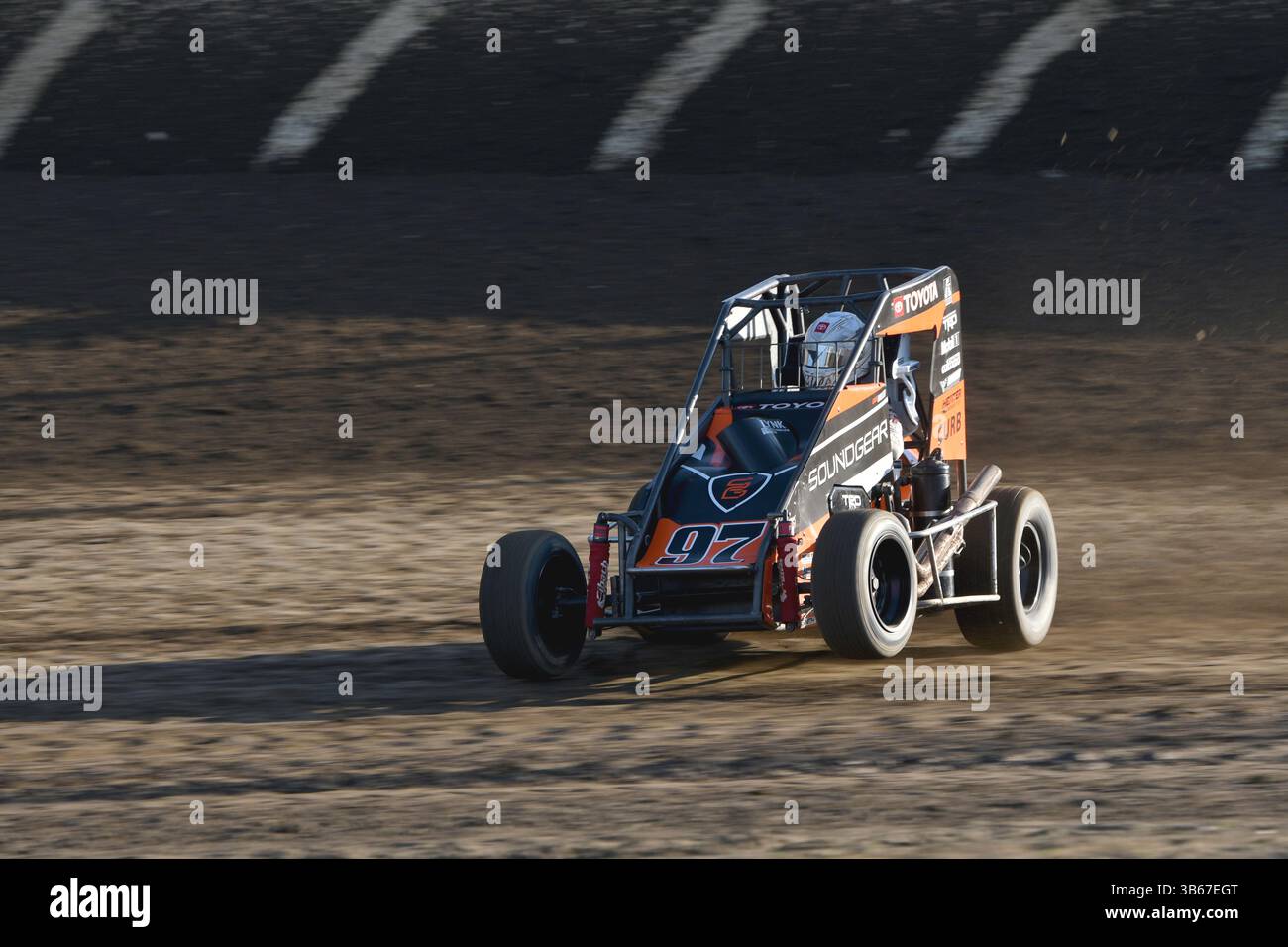 KOKOMO, IN - APRIL 27: Gavin Miller (97) Keith Kunz/Curb-Agajanian ...