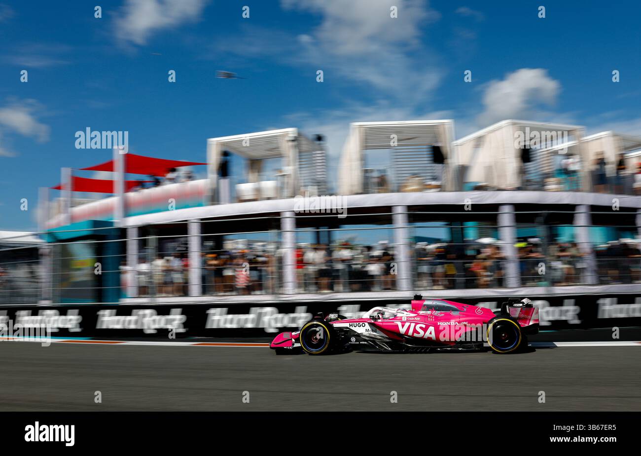 06 HADJAR Isack (fra), Visa Cash App RB F1 Team VCARB02, action during the Formula 1 Crypto.com ...