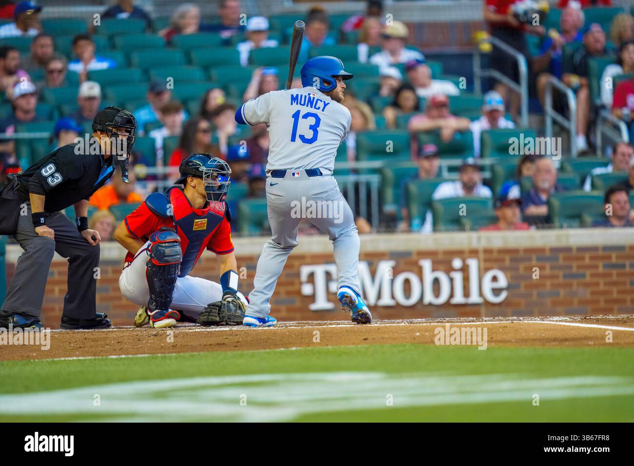 Cumberland, Ga, USA. 2nd May, 2025. Los Angeles Dodgers third base MAX ...