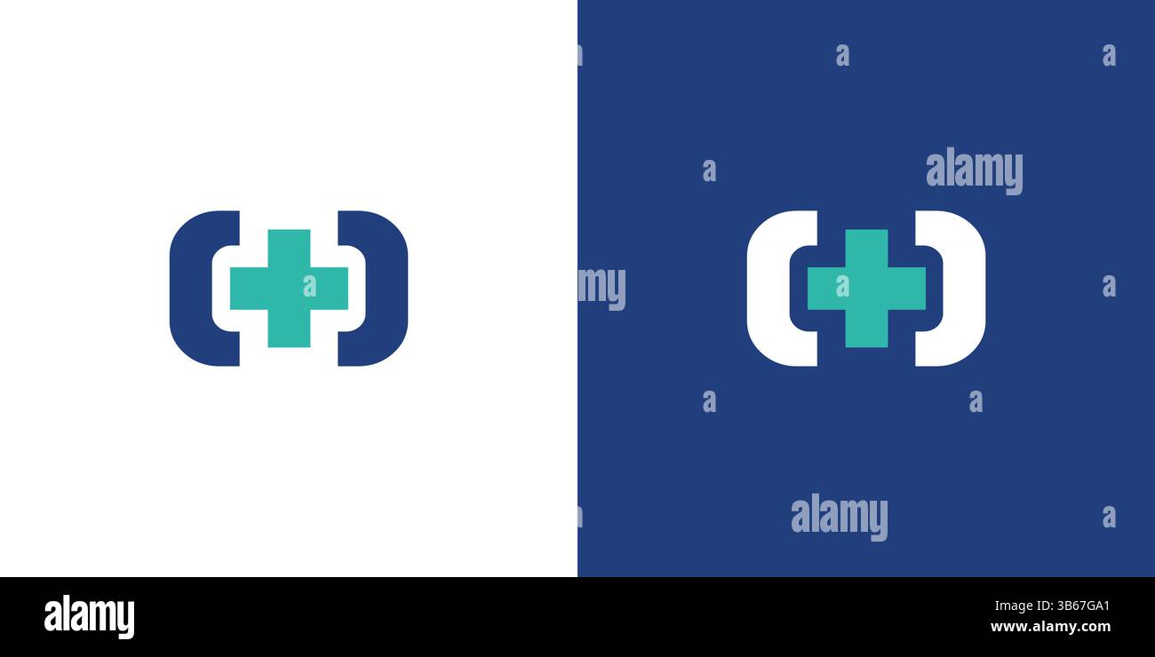 Simple and modern O combination health logo design Stock Vector Image ...