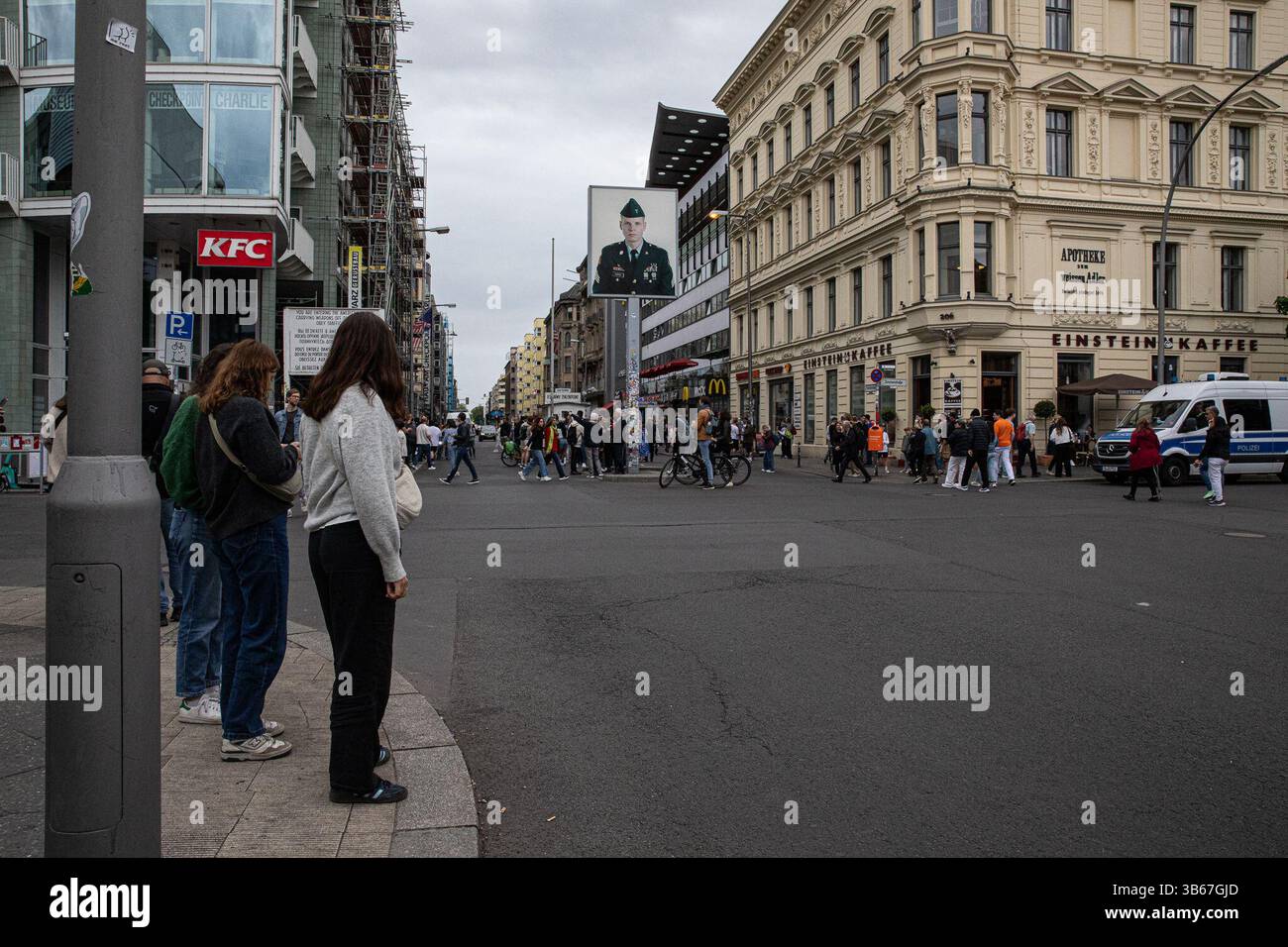 With the Brandenburg Gate as a solemn backdrop, Berlin, on Saturday ...