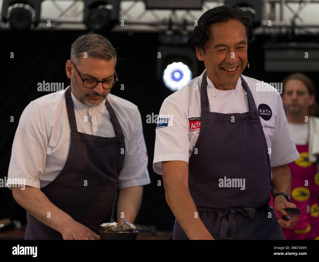 PORTHLEVEN FOOD FESTIVAL JUDE KEREAMA ANTONY WORRAL THOMPSON PORTHLEVEN ...