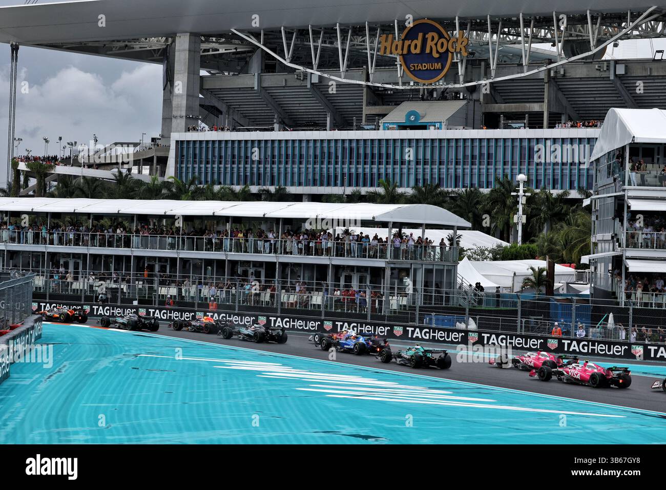 Miami, USA. 03rd May, 2025. The start of Sprint. 03.05.2025. Formula 1 World Championship, Rd 6 ...