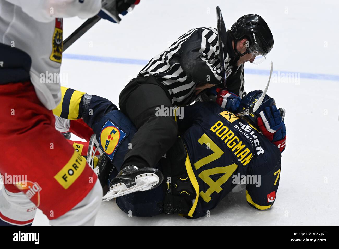 Brno, Czech Republic. 03rd May, 2025. Matej Stransky (CZE) and Andreas Borgman (SWE) in skirmish ...