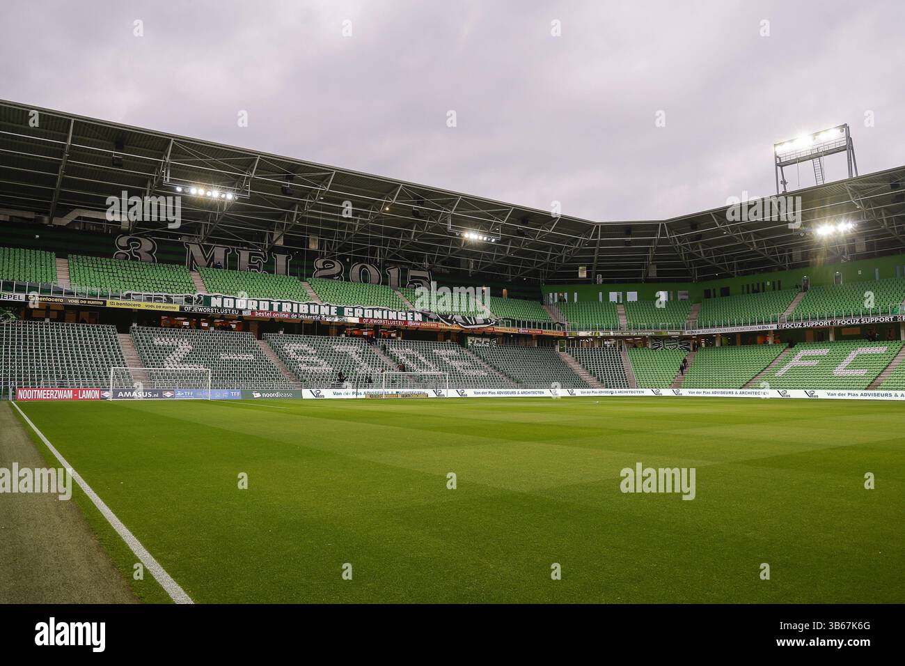 Groningen, Netherlands. 03rd May, 2025. GRONINGEN, Euroborg Stadium, 03 ...