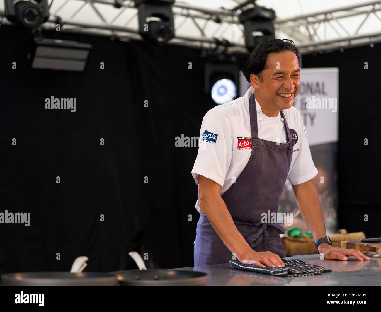 PORTHLEVEN FOOD FESTIVAL JUDE KEREAMA ANTONY WORRAL THOMPSON PORTHLEVEN ...