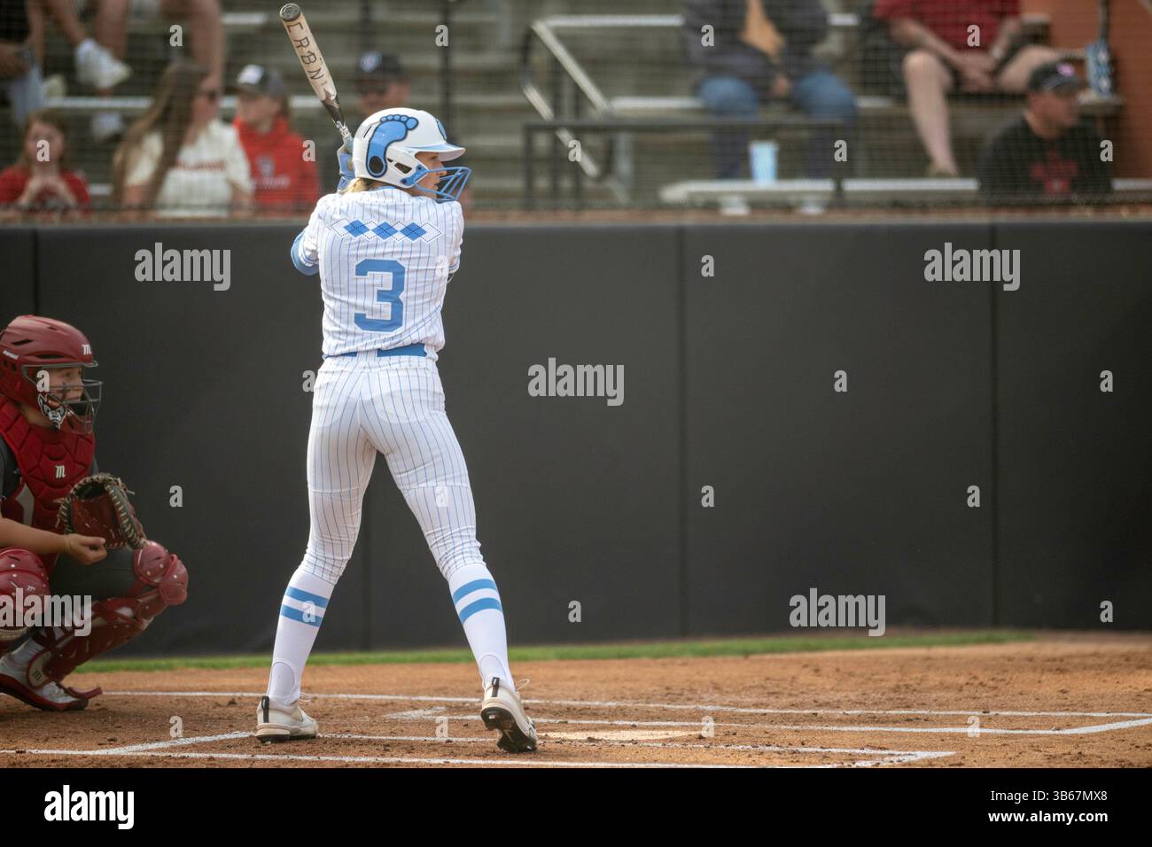 University of North Carolina Tar Heel Alex Coleman (3) during an NCAA ...