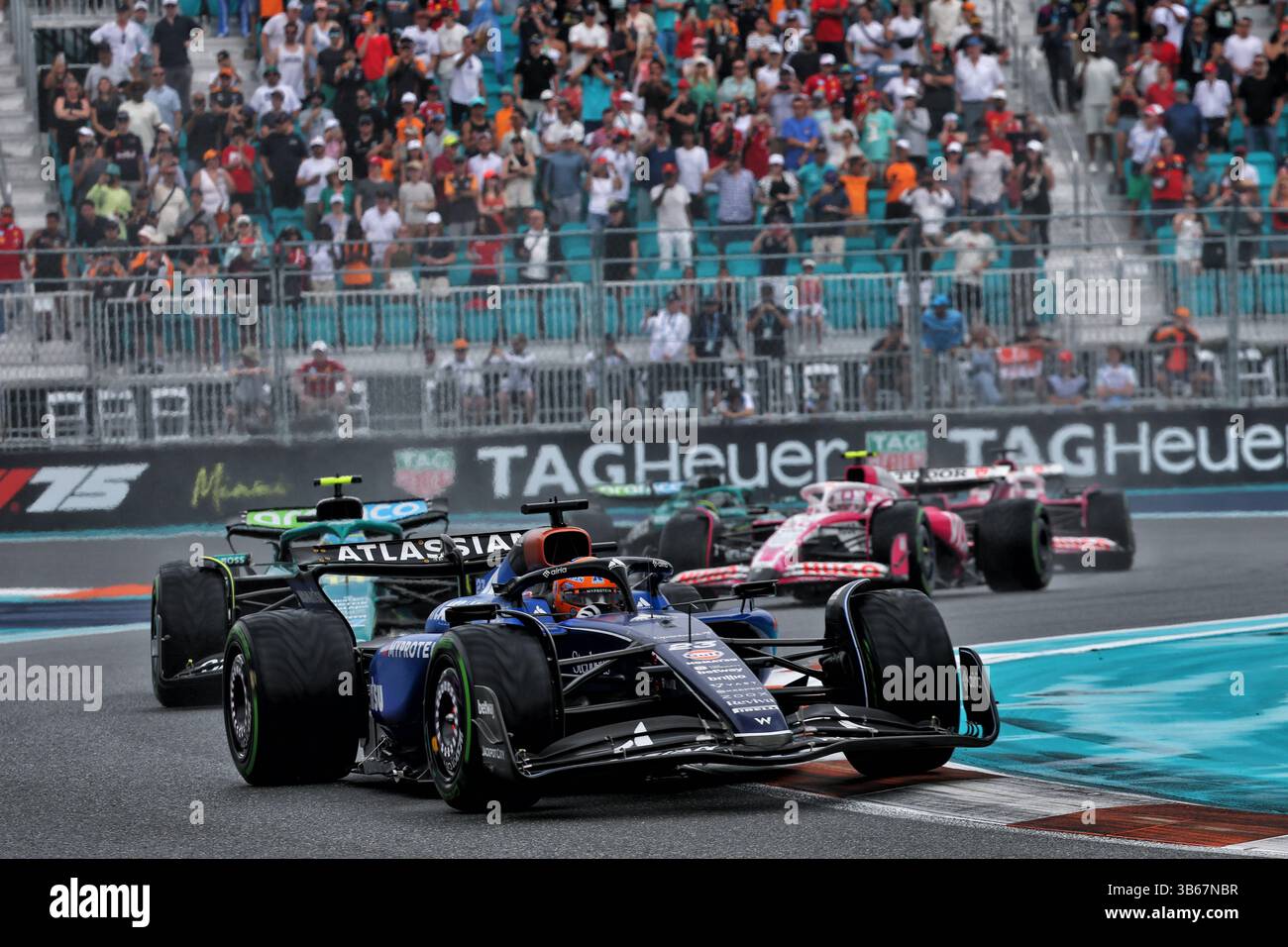 Miami, USA. 03rd May, 2025. Alexander Albon (THA) Atlassian Williams ...