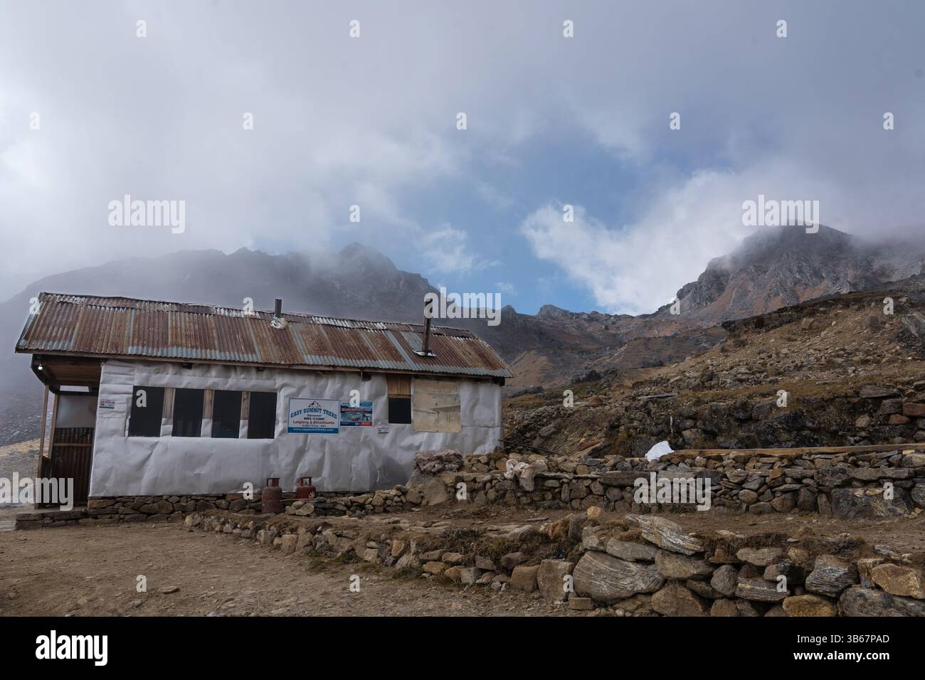 Upper Ghopte, Langtang, Nepal – October 21, 2024: A Tea Shop and ...