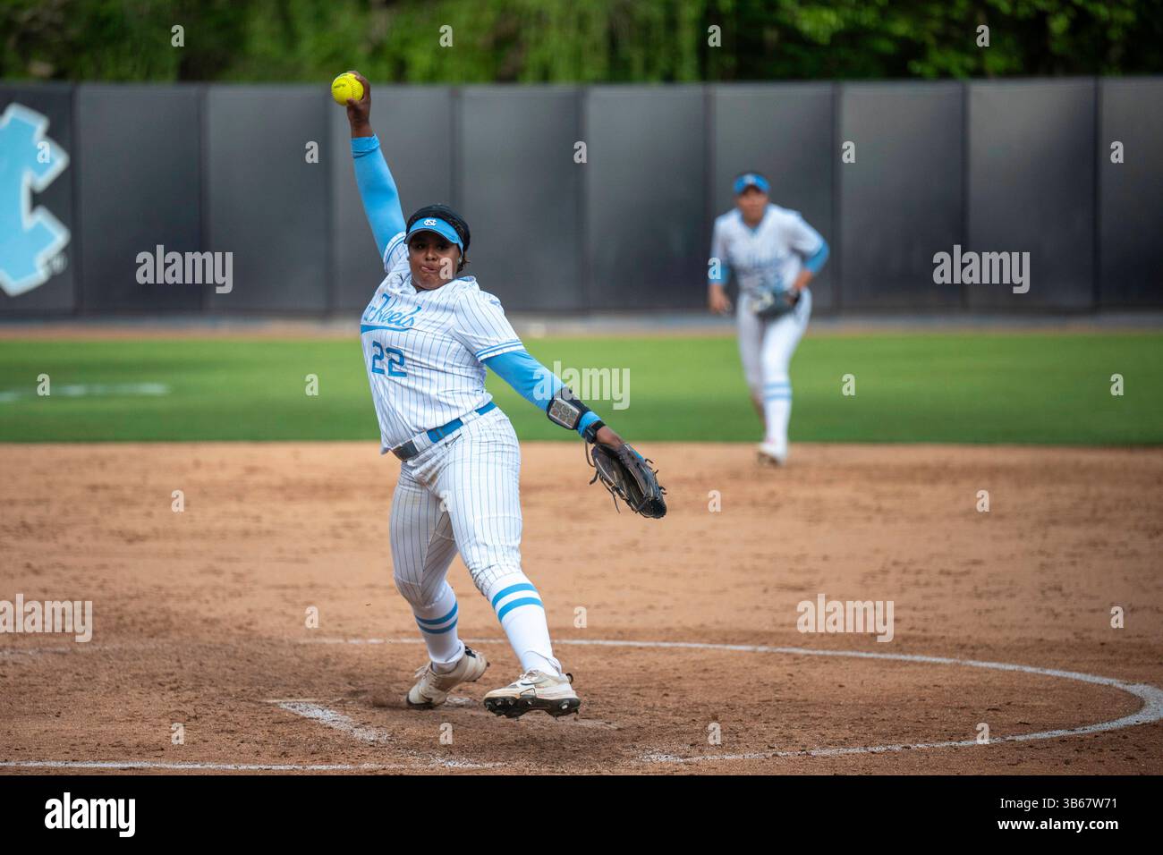 University of North Carolina Tar Heel Pitcher Kenna Raye Dark (22 ...