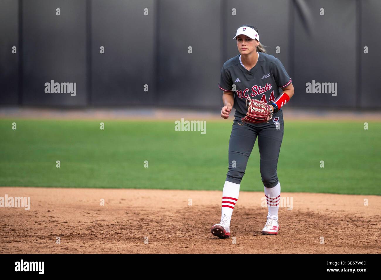 NC State Wolfpack First Baseman Taylor Ensley (44) during an NCAA ...
