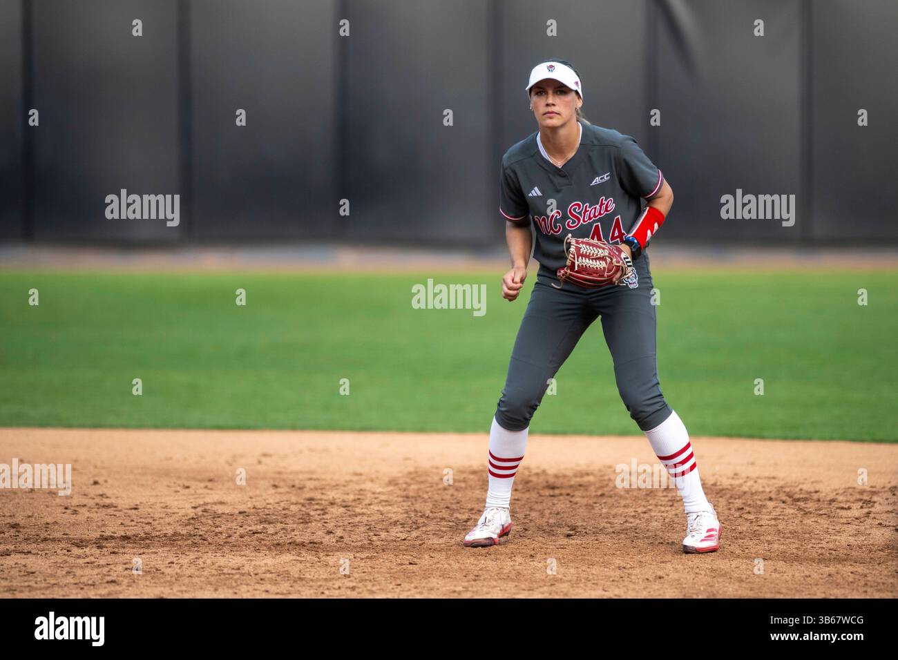 NC State Wolfpack First Baseman Taylor Ensley (44) during an NCAA ...