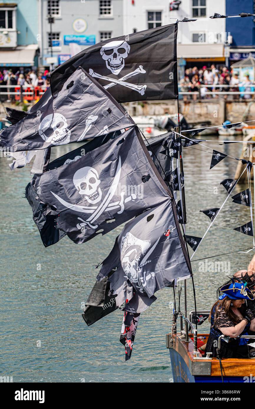 Brixham, Devon, UK. 3rd May, 2025. Pirates descend on The Brixham ...