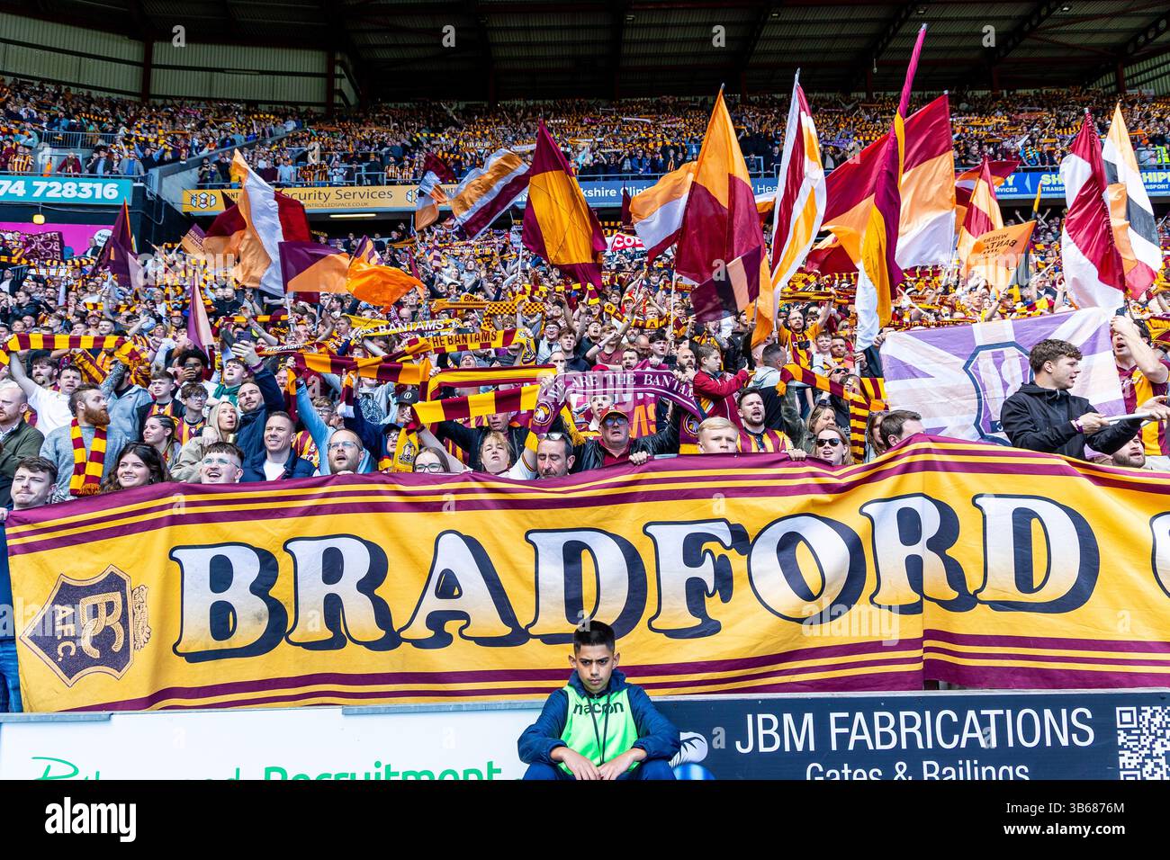 Bradford, UK. 03rd May, 2025. Bradford, 03 May 2025, Fans reactions as ...