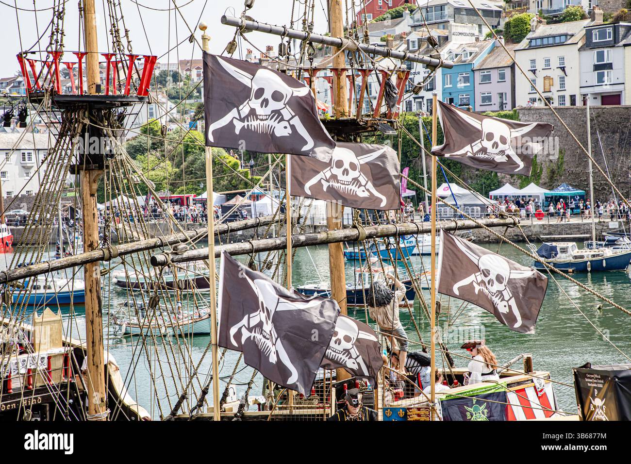 Brixham, Devon, UK. 3rd May, 2025. Pirates descend on The Brixham ...