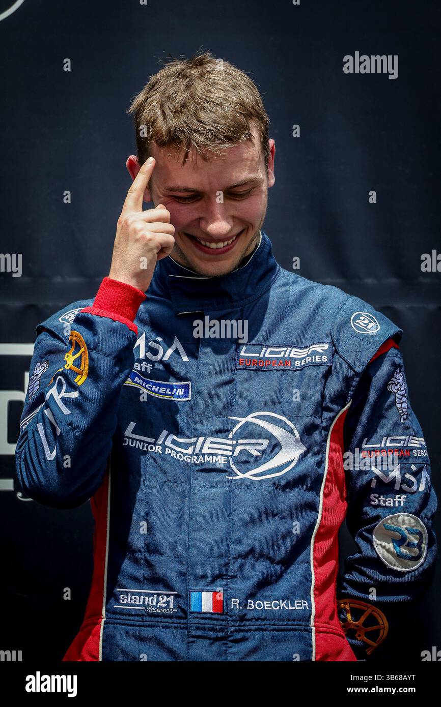 BOECKLER Romain (fra), Loire Valley Racing, Ligier JS P4, portrait podium, portrait ambiance ...