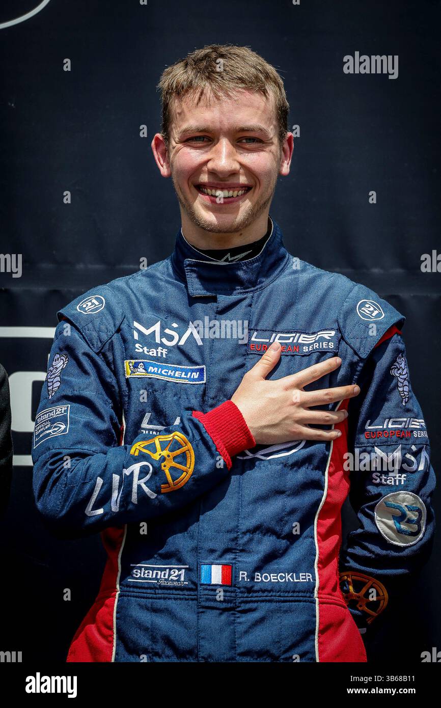BOECKLER Romain (fra), Loire Valley Racing, Ligier JS P4, portrait podium, portrait ambiance ...