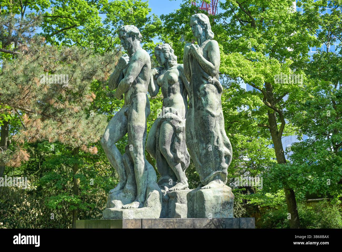 Beethoven-Denkmal von Georg Kolbe, Taunusanlage, Frankfurt, Hessen ...
