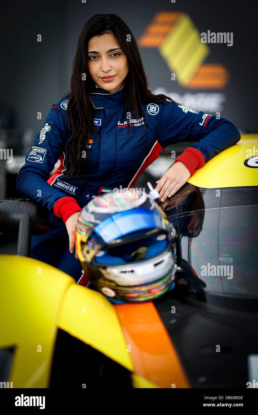 Le Castellet, France. 01st May, 2025. AL QUBAISI Amna (uae), Team Virage, Ligier JS P4, portrait ...