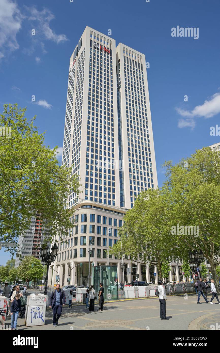 UBS Bank, Opernturm, Bockenheimer Landstraße, Frankfurt am Main, Hessen, Deutschland *** UBS ...